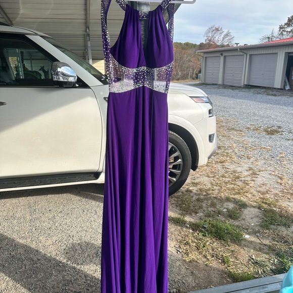 Morgan & Co. | Dresses | Morgan Co Vibrant Purple Dress | Poshmark